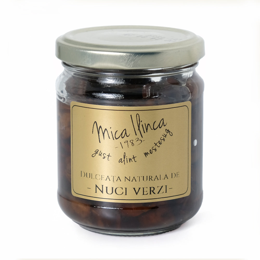Dulceață naturață de nuci verzi 50%, 220g – MicaIlinca.ro